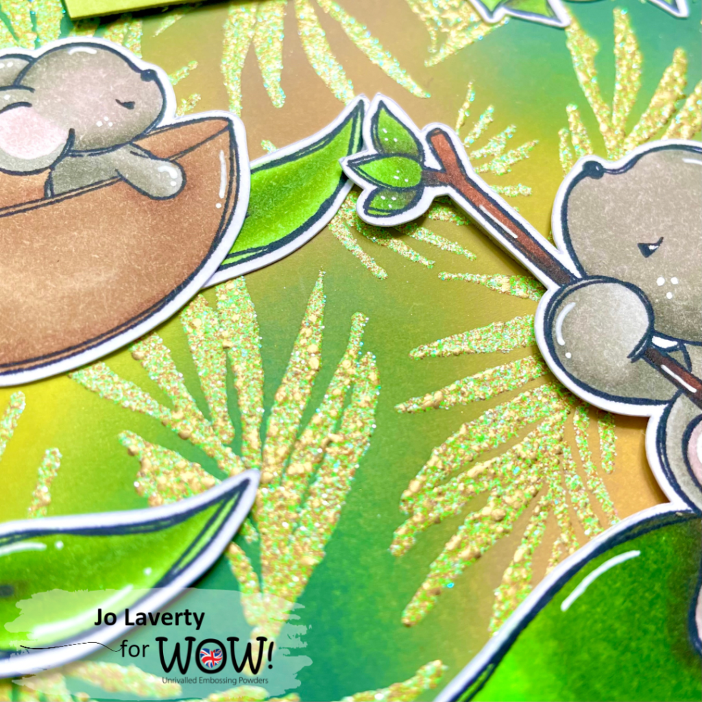 Finding Balance with Lucky clover - WOW Embossing Powder