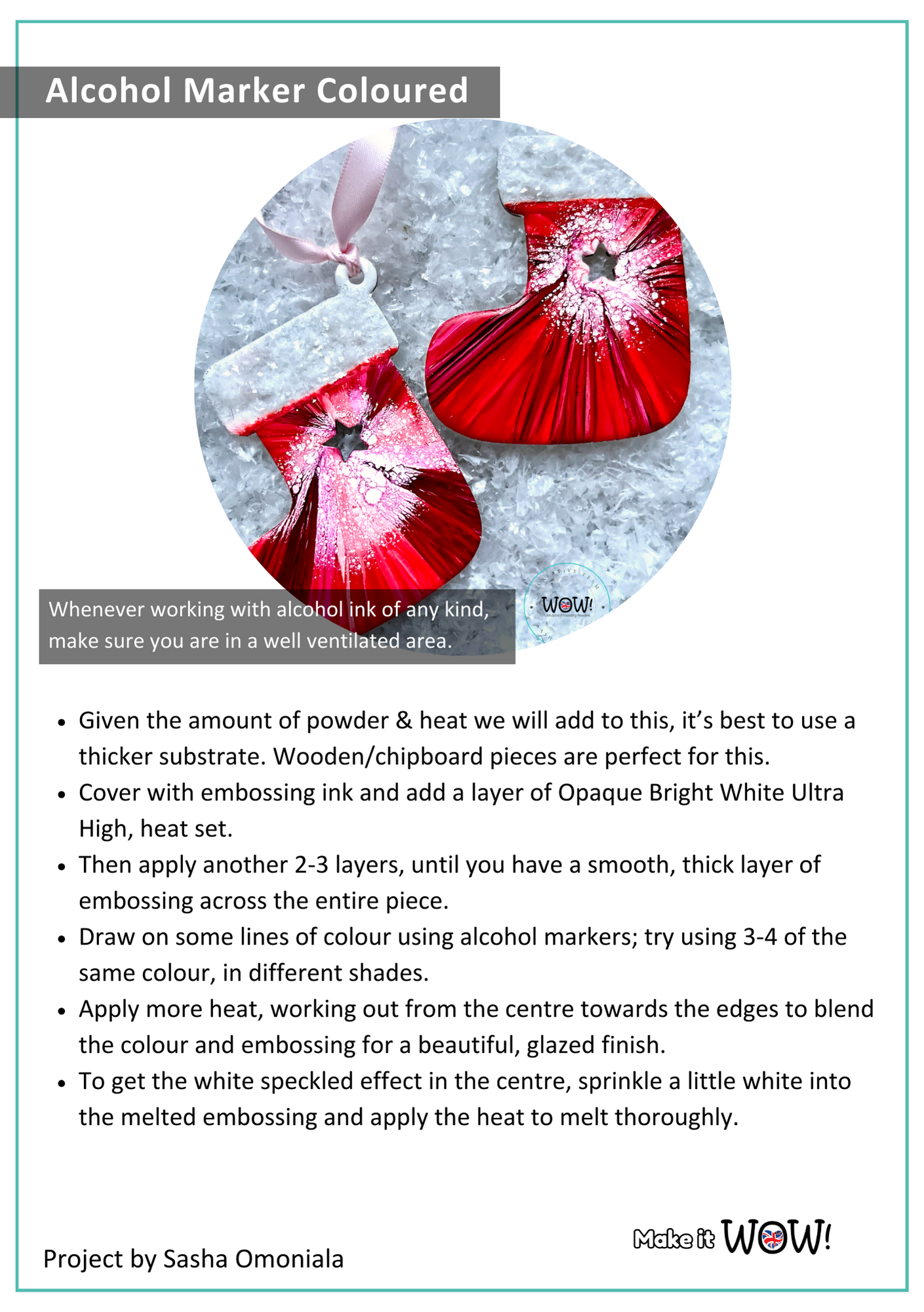 Techniques - WOW Embossing Powder