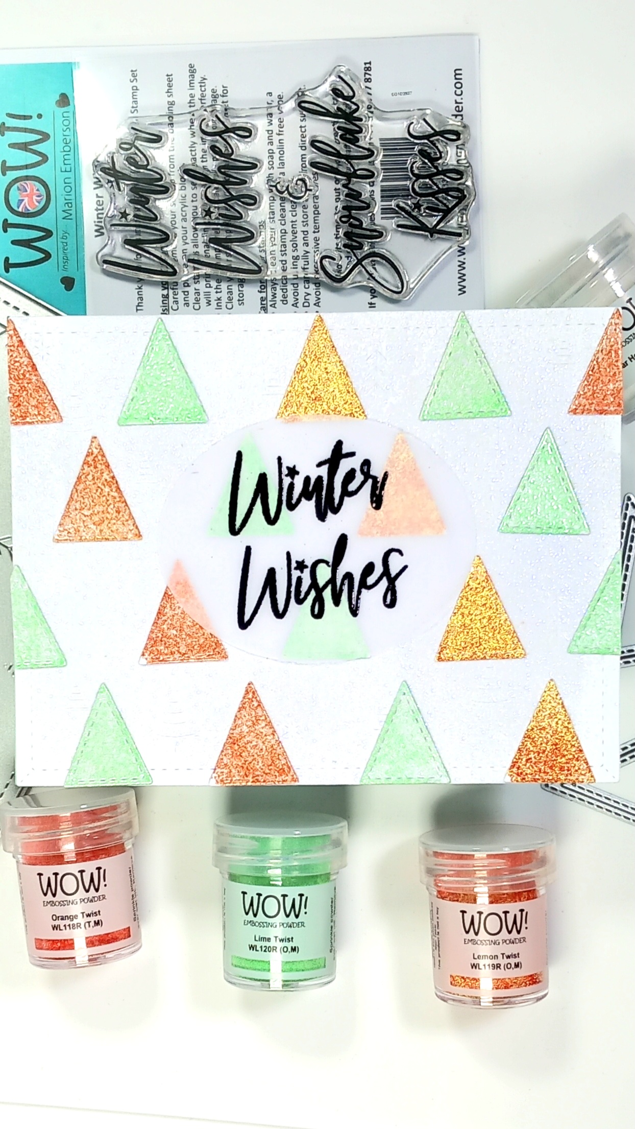 Countdown To Christmas Day 19 | Heffy Doodle - WOW Embossing Powder