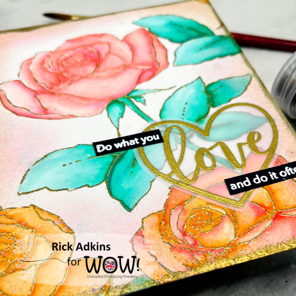 Adding Sparkles & a Little Polish Detail to Watercolors - WOW Embossing ...