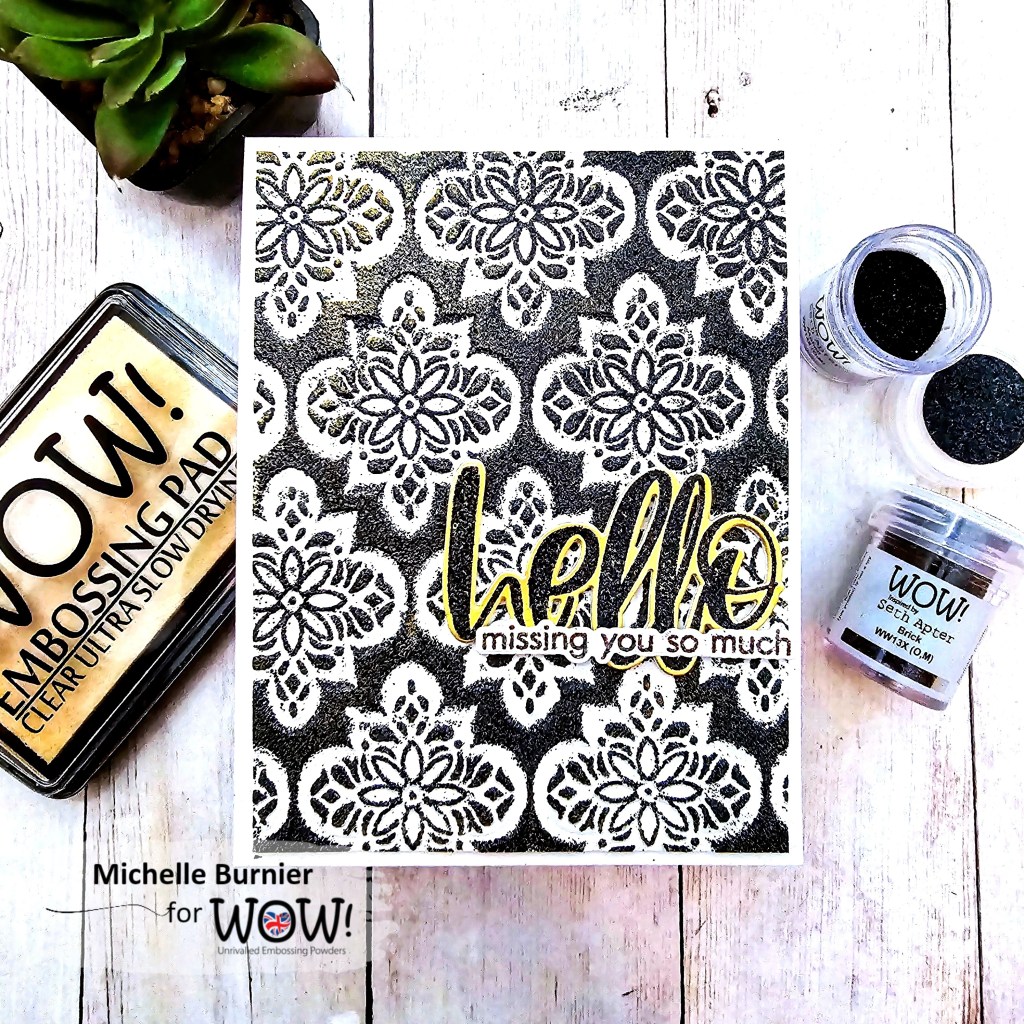 Double Embossing - WOW Embossing Powder