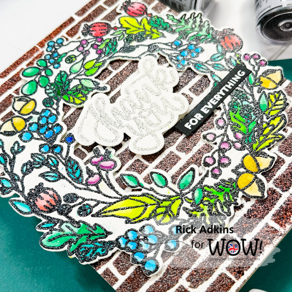 Creating a Stunning Thankful Wreath Card with WOW! Quad Building Blocks ...