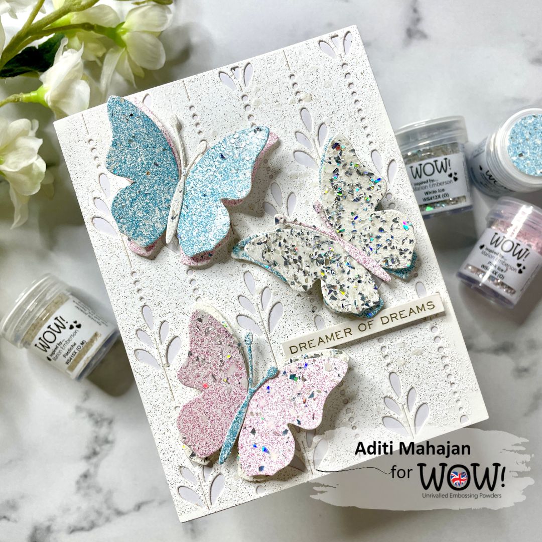 Textured Elegant Card - WOW Embossing Powder