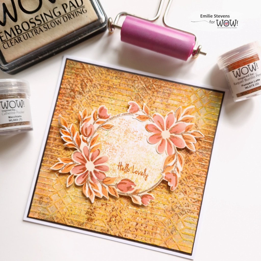 Making Brayered Backgrounds - WOW Embossing Powder